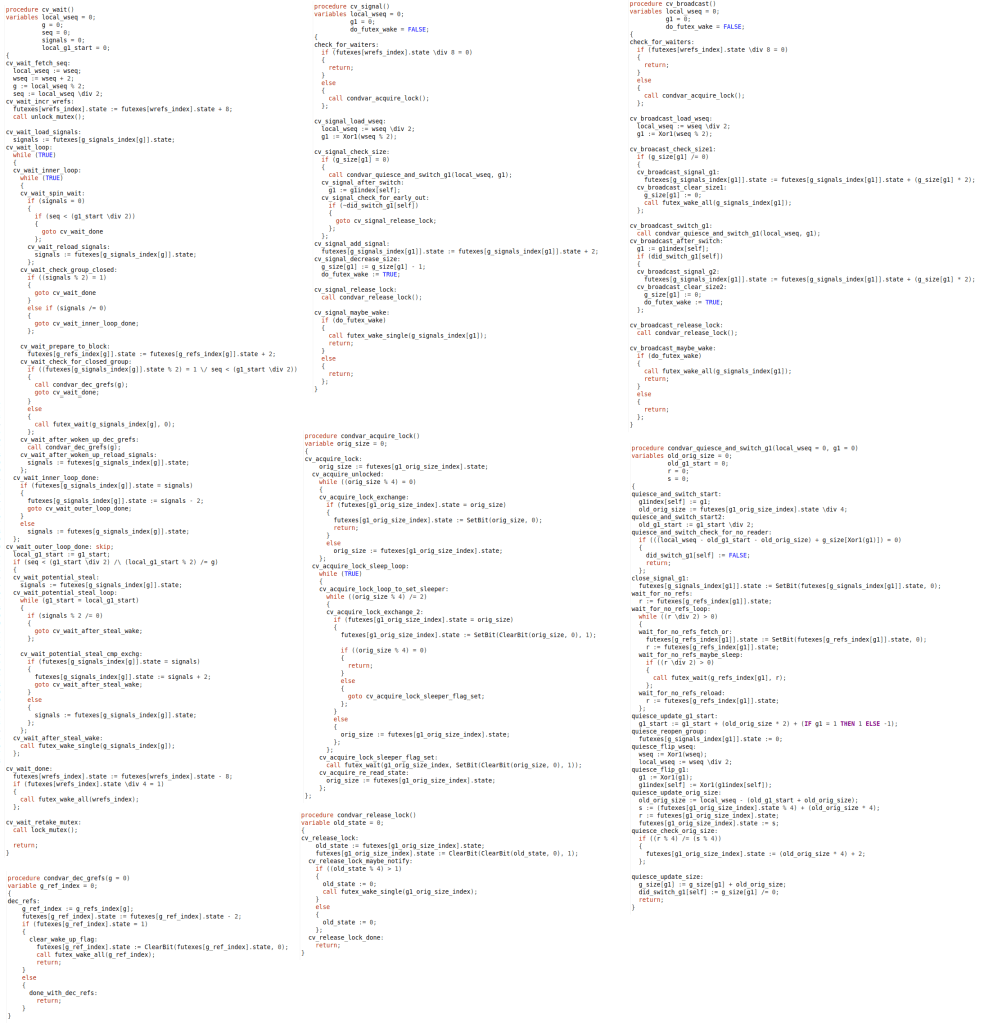 Using TLA+ in the Real World to Understand a Glibc Bug | Probably Dance